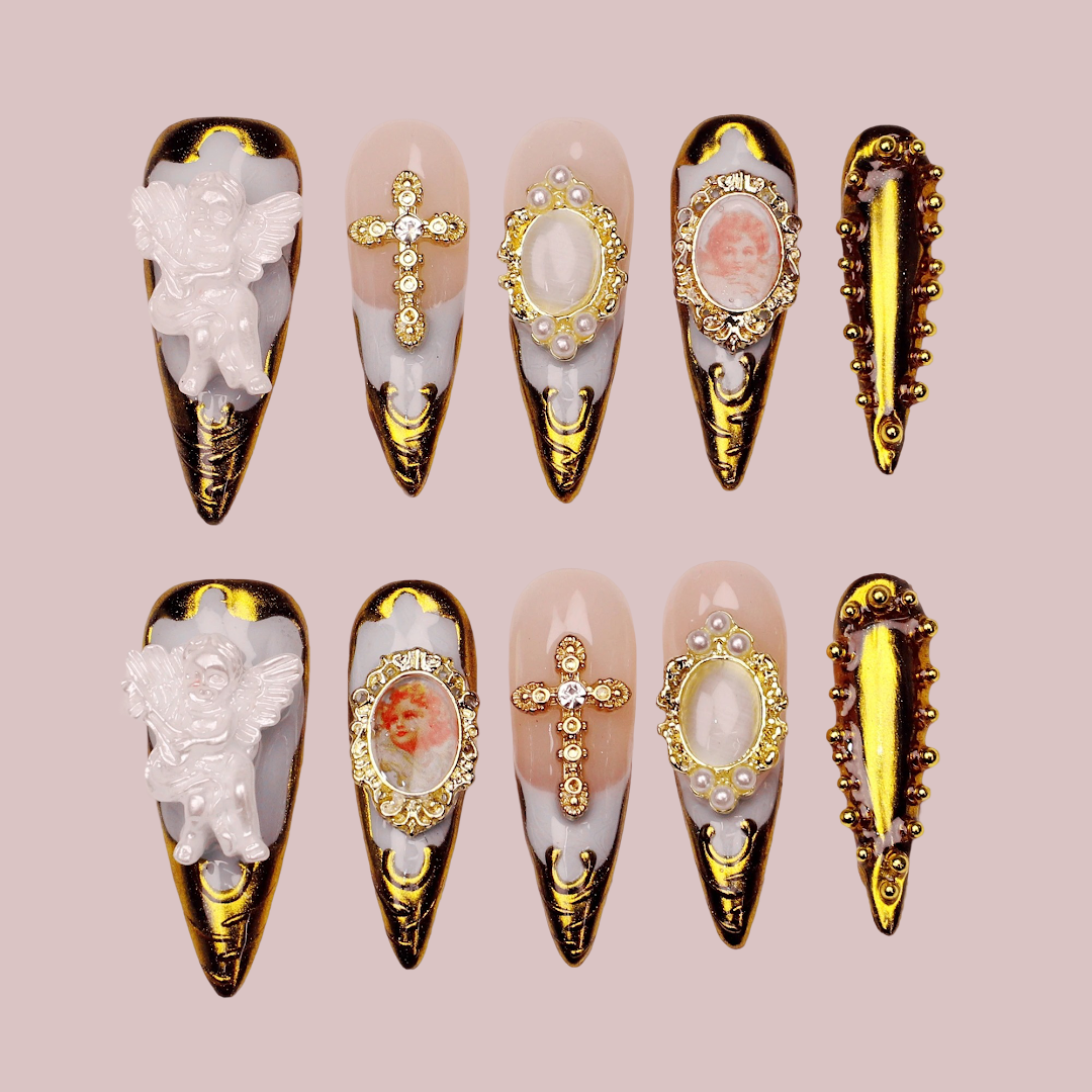 Villa Blvd Holy Angel Stiletto Luxe Set ☛ Multiple Sizes Available
